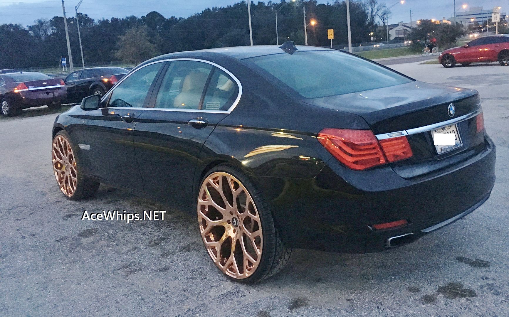 Ace-1: First Ever 2014 BMW 7-Series on Rosegold 26" Forgiatos